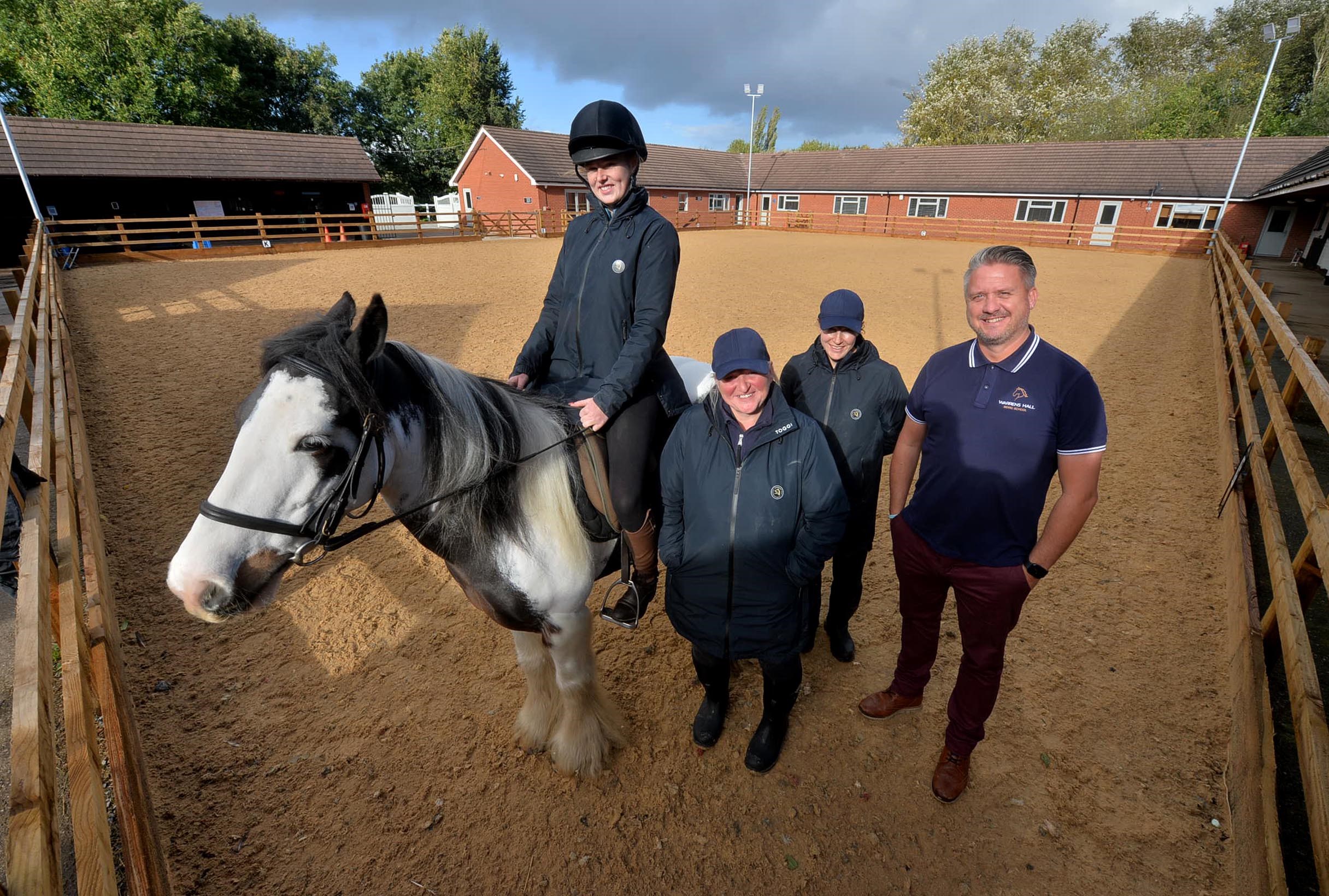 No horsing around as Higgs acts in riding school acquisition